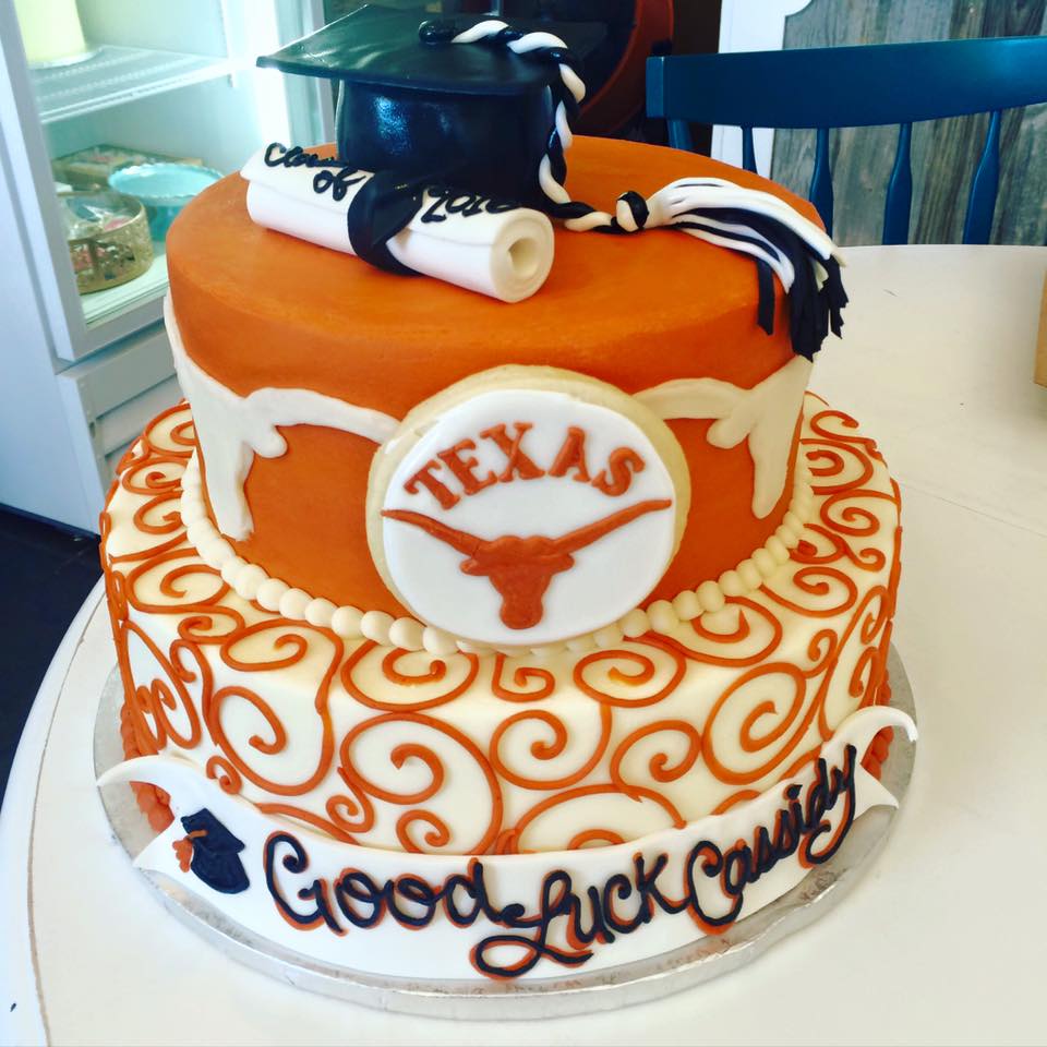 Graduation Cakes Austin – Custom Designs | Hayley Cakes & Cookies ...