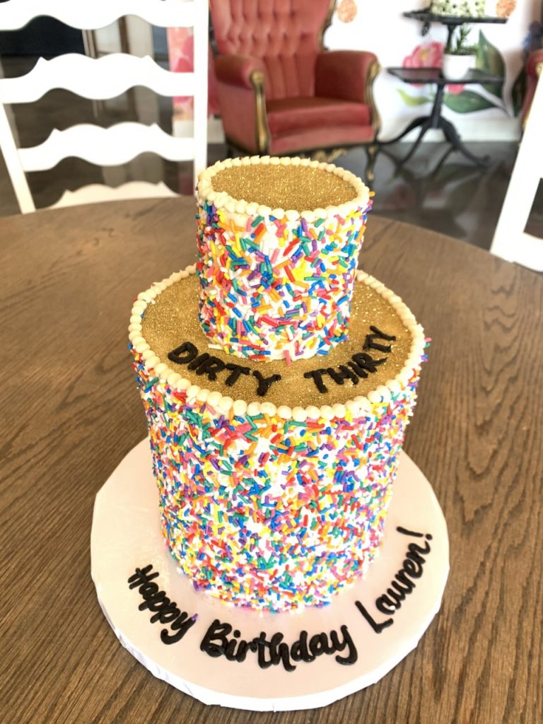Sprinkles and Glitter cake - Hayley Cakes and Cookies Hayley Cakes and ...
