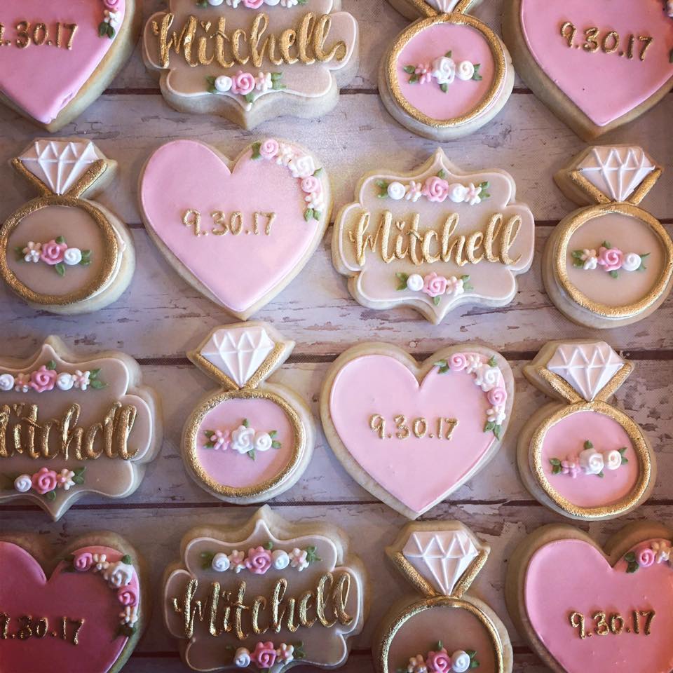new Last Name Classic Bridal Shower Set Hayley Cakes And Cookies new Last Name Classic Bridal Shower Set Hayley Cakes And Cookies