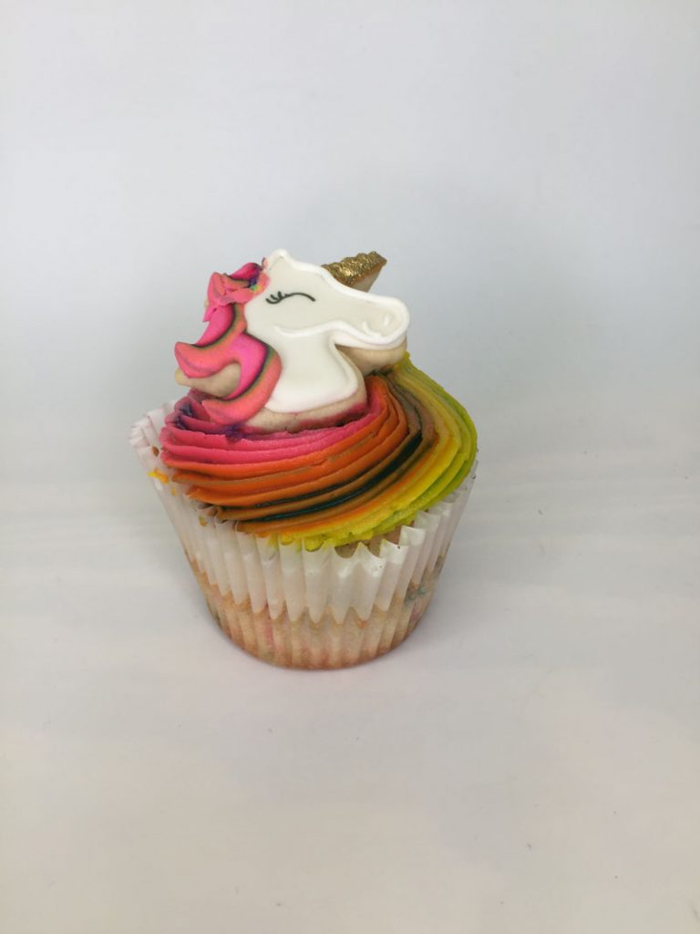 Unicorn Vanilla Cupcake - Hayley Cakes and CookiesHayley Cakes and Cookies