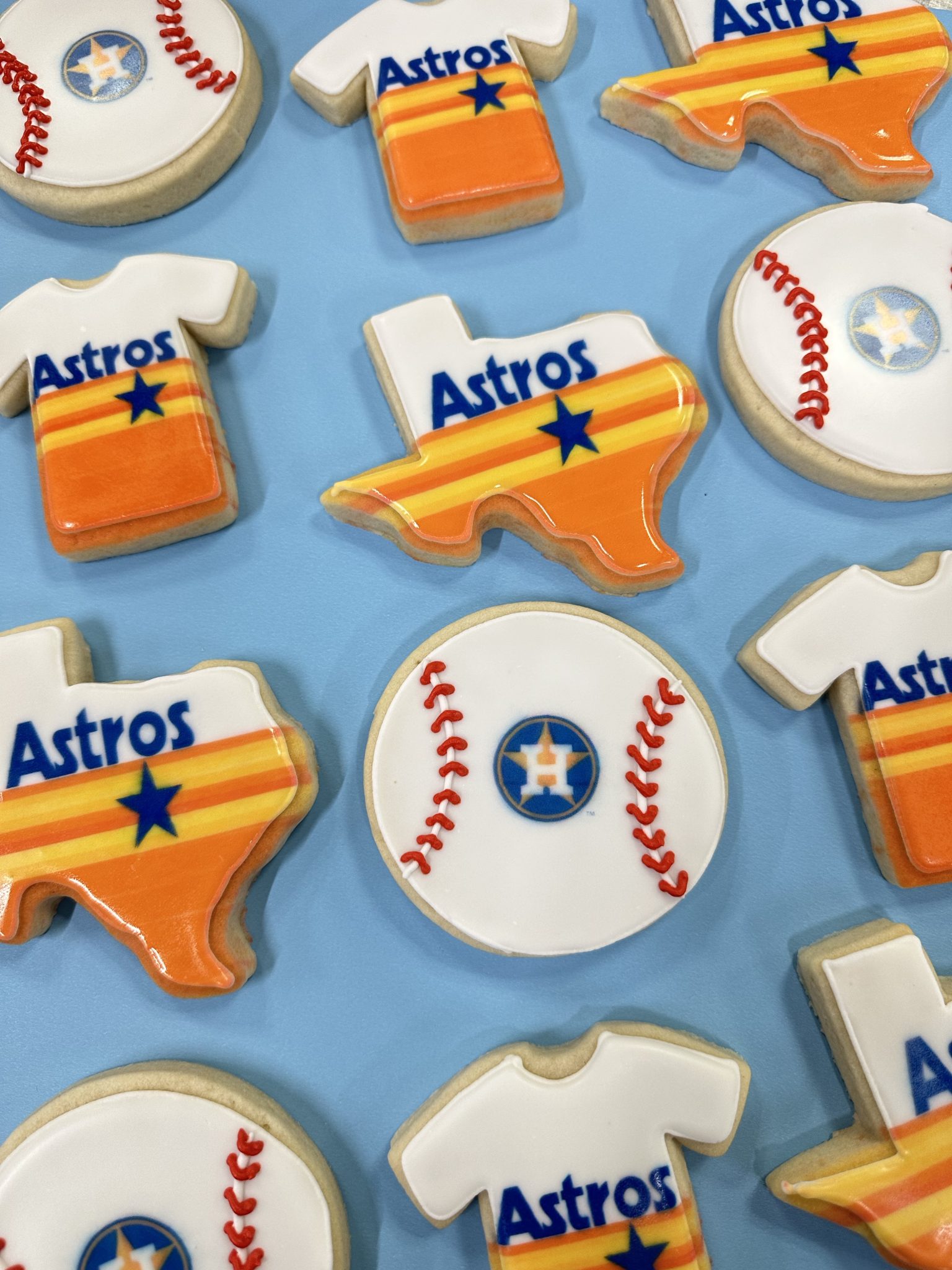 Astros cookies - Hayley Cakes and Cookies Hayley Cakes and Cookies