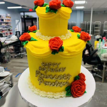 Princess Drapery Cake - Hayley Cakes and Cookies Hayley Cakes and Cookies