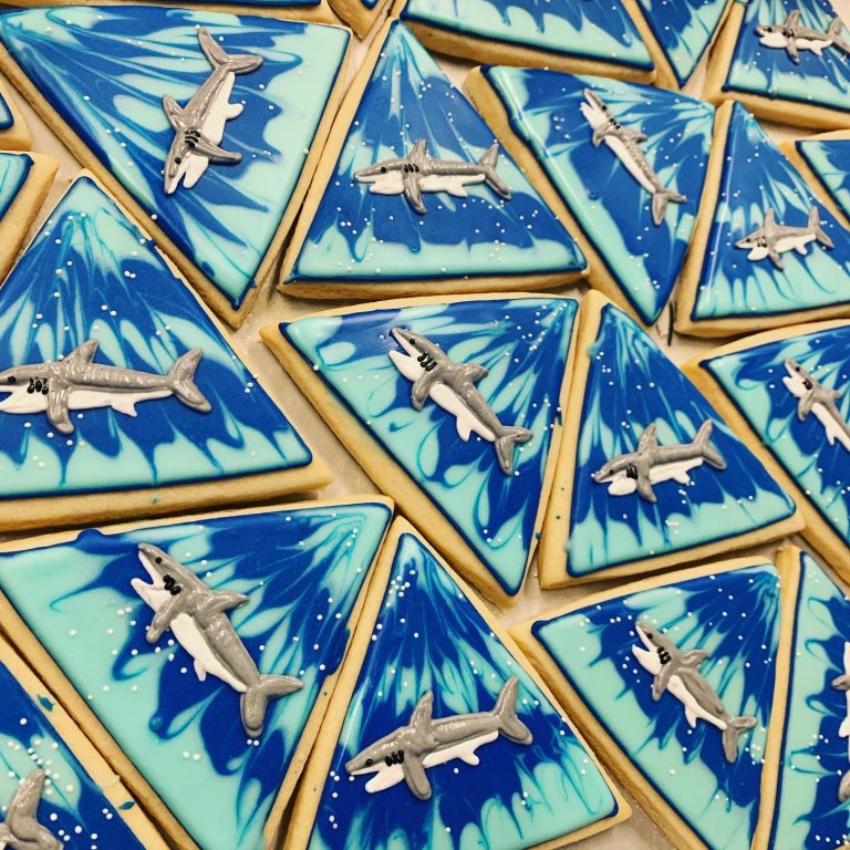 Shark Week Cookie Assortment - Hayley Cakes and Cookies Hayley Cakes ...