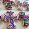 Fancy and Fun Cross Cookies - Hayley Cakes and Cookies Hayley Cakes and ...