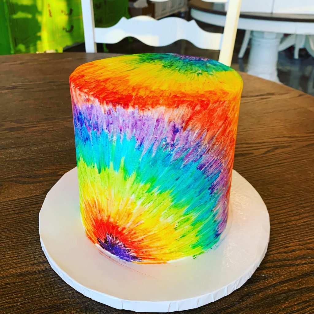 Tie Dye Cake - Hayley Cakes and Cookies Hayley Cakes and Cookies