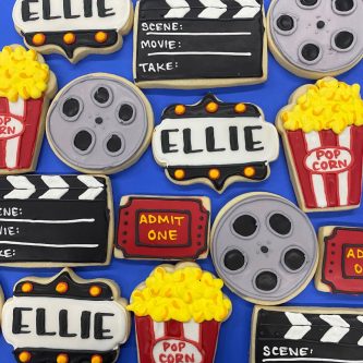 Movie Night Cookies - Hayley Cakes and Cookies Hayley Cakes and Cookies