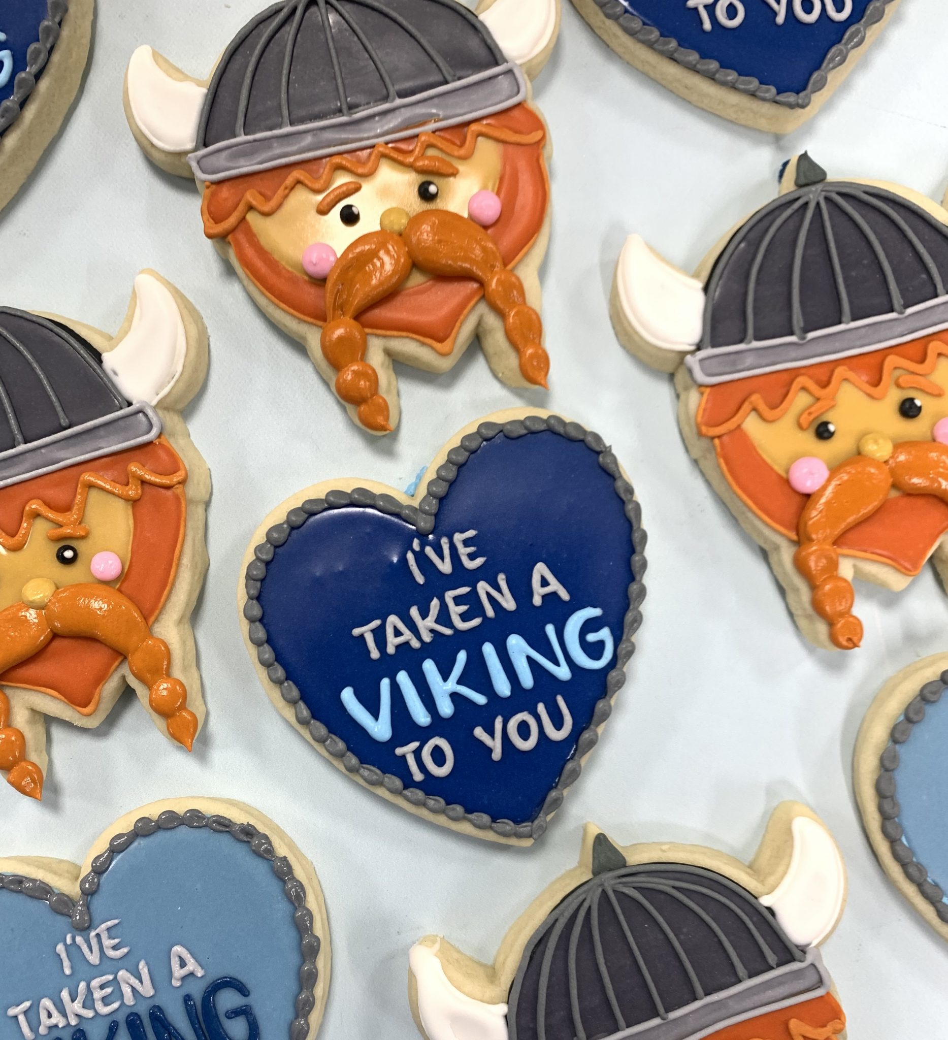 I've taken a VIKING to you, valentines cookies - Hayley Cakes and ...