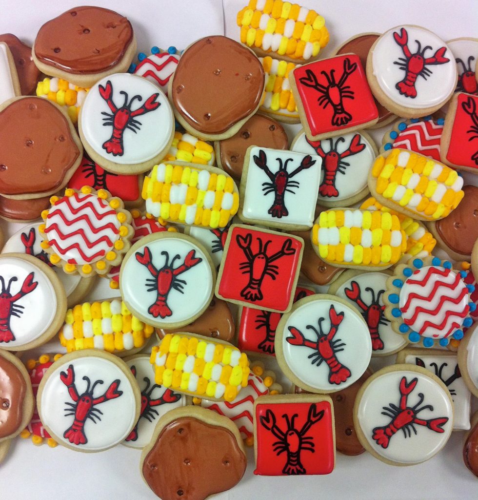Mini Crawfish Boil Cookies - Hayley Cakes and Cookies Hayley Cakes and ...