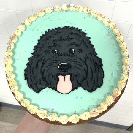 Golden Doodle Cookie Cake - Hayley Cakes and Cookies Hayley Cakes and ...