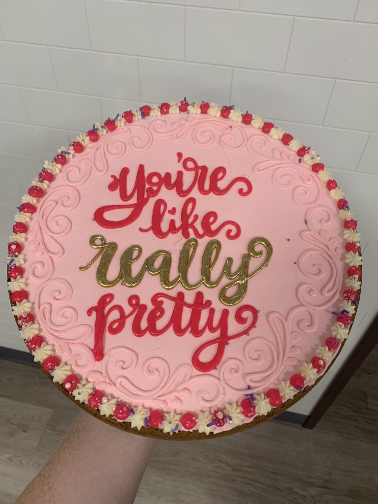 You're Like really pretty cookie cake - Hayley Cakes and Cookies Hayley ...