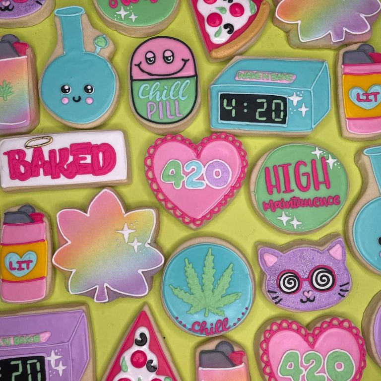 Girly Stoner Cookies - Hayley Cakes and Cookies Hayley Cakes and Cookies