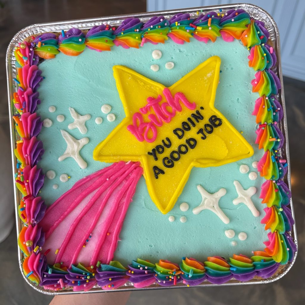 You doin' a good job, cookie cake - Hayley Cakes and Cookies Hayley ...