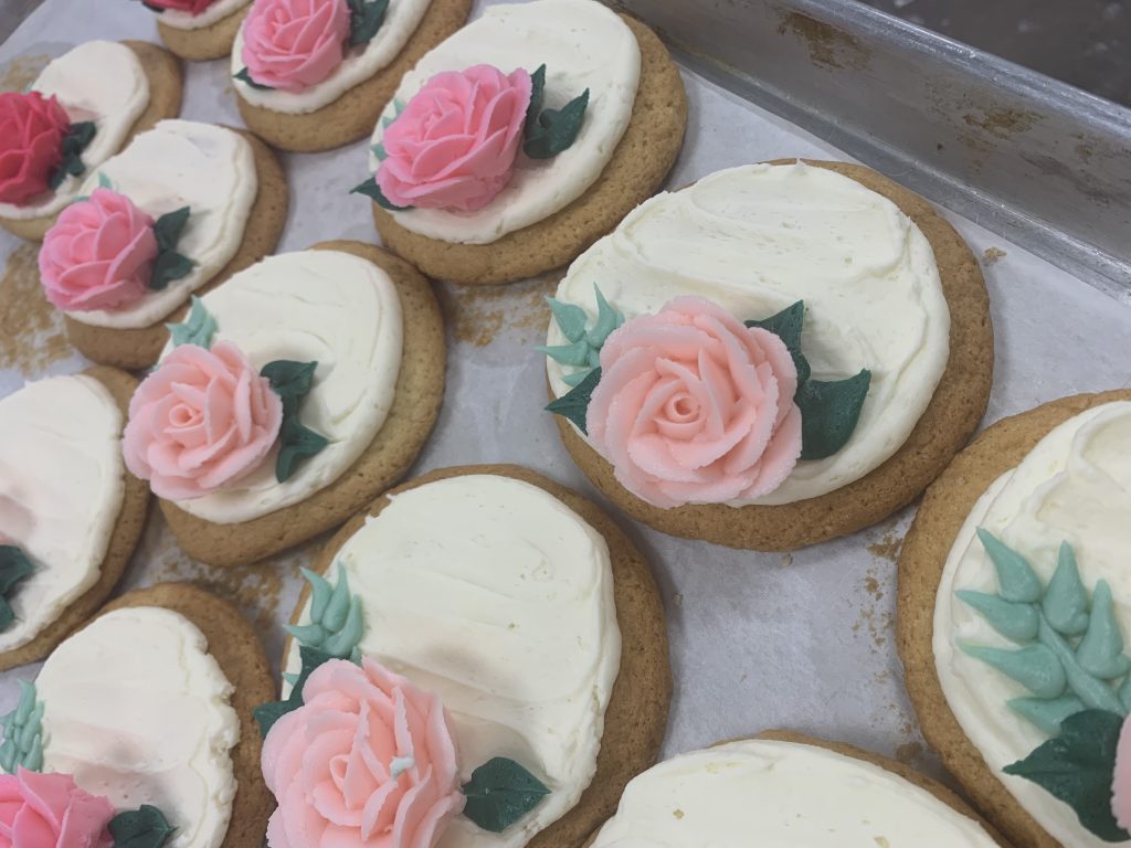 Simple Rose buttercream cookies - Hayley Cakes and Cookies Hayley Cakes ...