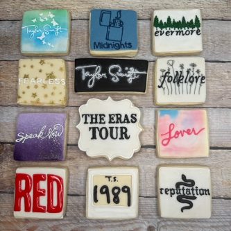 Taylor Swift Eras tour cookies - Hayley Cakes and Cookies Hayley Cakes ...