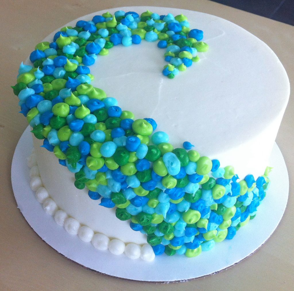 Dot Swirl Cake - Hayley Cakes and Cookies Hayley Cakes and Cookies