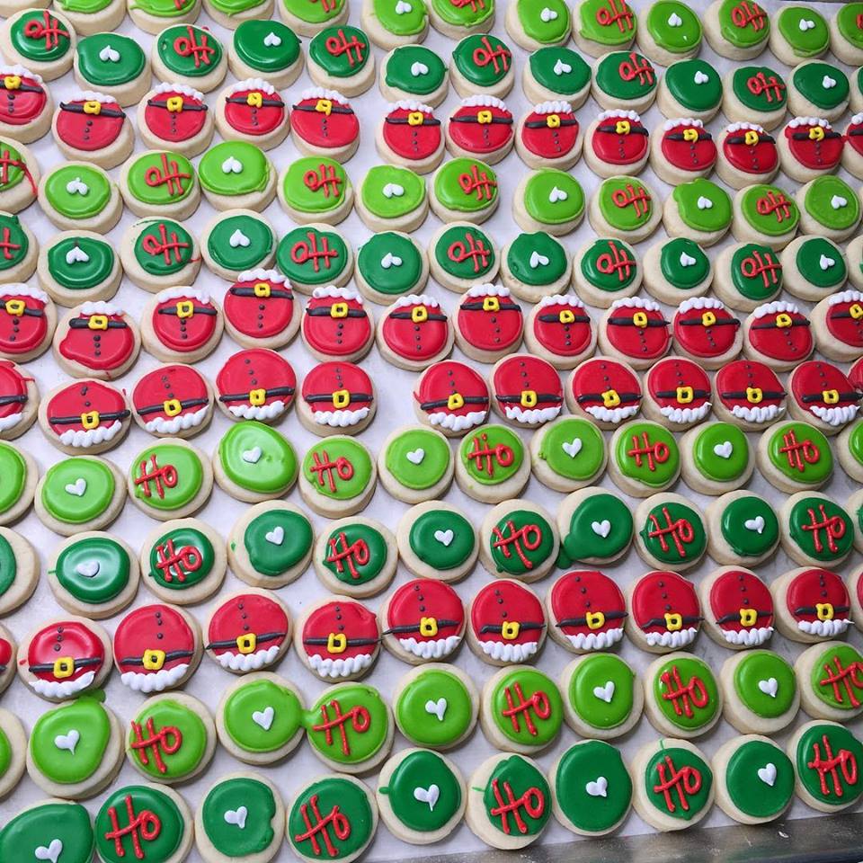 Mini ho ho ho christmas bites (set of 36) - Hayley Cakes and Cookies ...