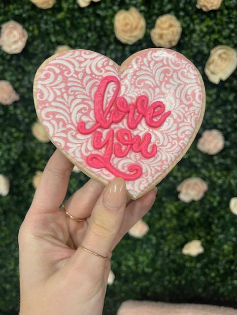 scrollwork heart cookie - Hayley Cakes and Cookies Hayley Cakes and Cookies