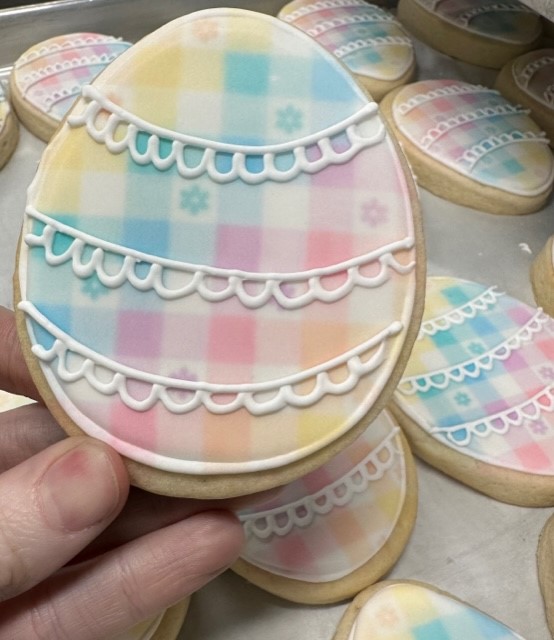 plaid easter egg cookie - Hayley Cakes and Cookies Hayley Cakes and Cookies