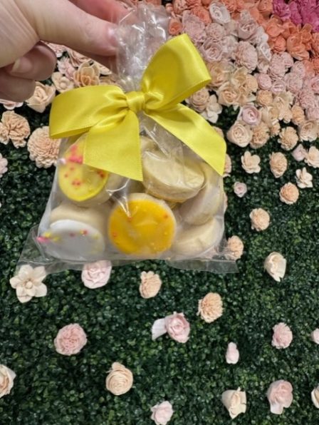 Mini Lemon Bite 12 pack with ribbon - Hayley Cakes and Cookies Hayley ...
