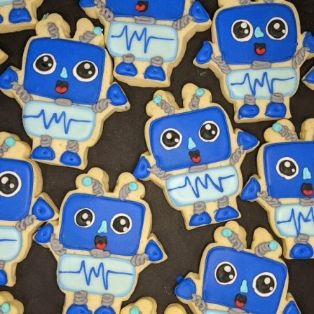 Robot Cookie - Hayley Cakes and Cookies Hayley Cakes and Cookies