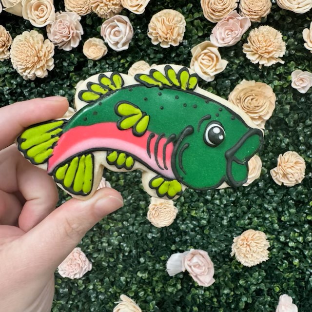 Funky Fish Cookie - Hayley Cakes and Cookies Hayley Cakes and Cookies