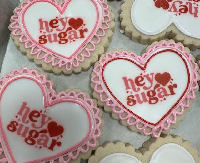 Hey Sugar, Valentines cookie - Hayley Cakes and Cookies Hayley Cakes and Cookies