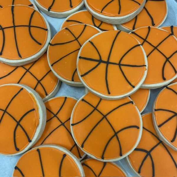 Basketball Cookie - Hayley Cakes and Cookies Hayley Cakes and Cookies