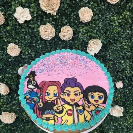 kpop demon hunters cookie cake - Hayley Cakes and Cookies Hayley Cakes ...